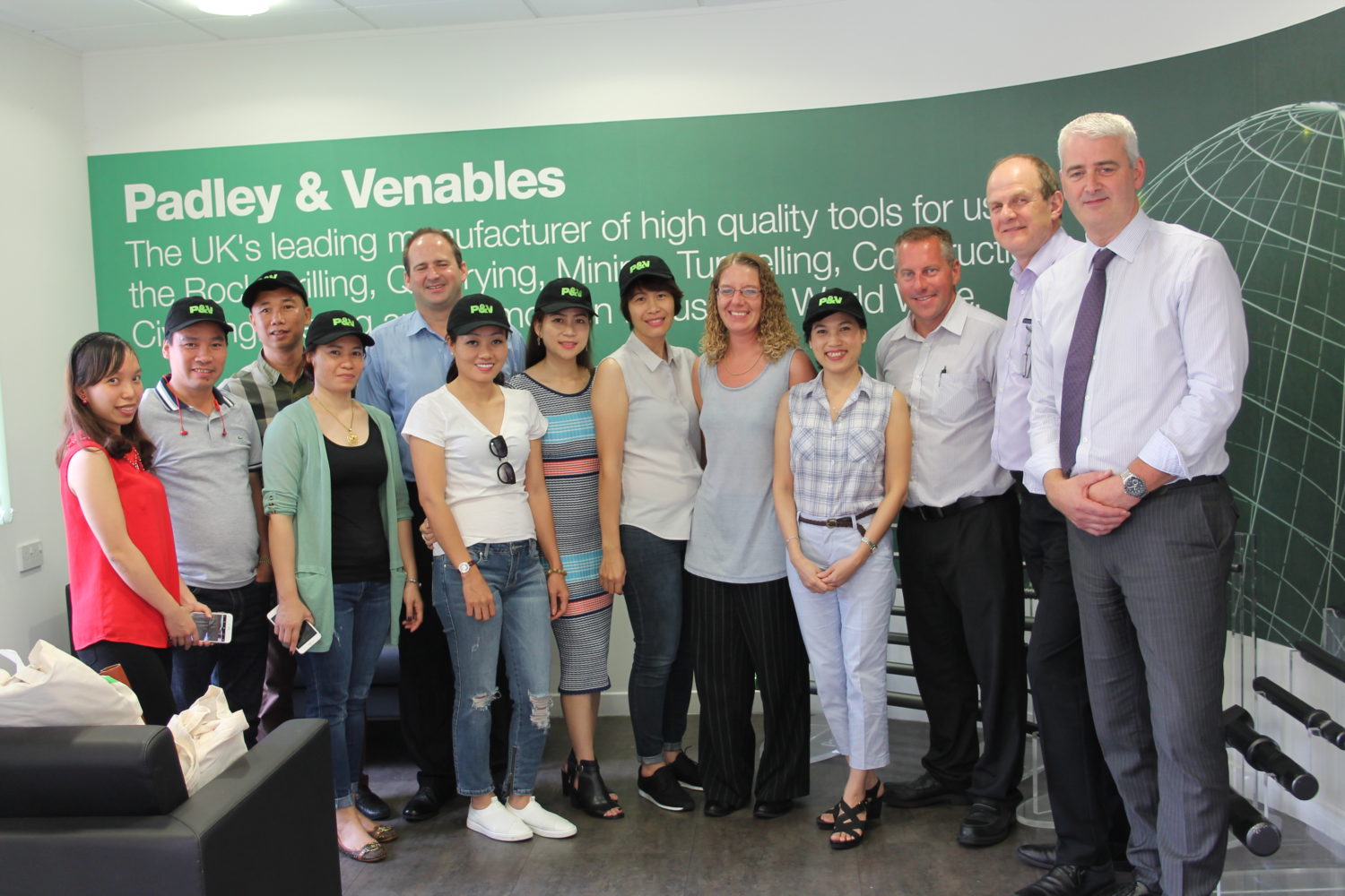 Customer visit to the UK - Padley & Venables