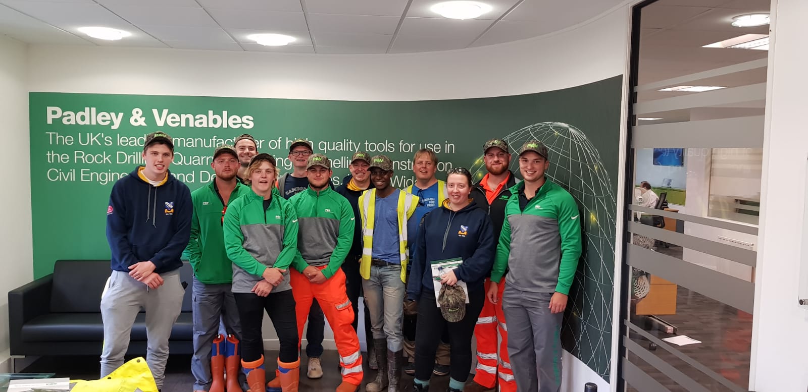 Camborne School of Mines Visit P&V - Padley & Venables