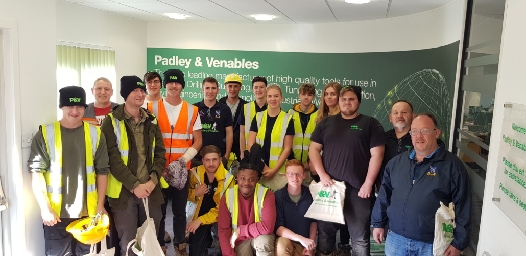 Camborne School of Mines visit. - Padley & Venables